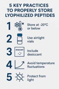 Storage of Lyophilized Peptides - Liberty Peptides